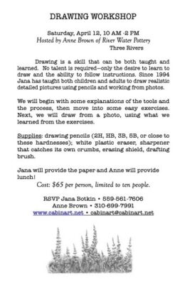 Drawing Workshop | Cabin Art