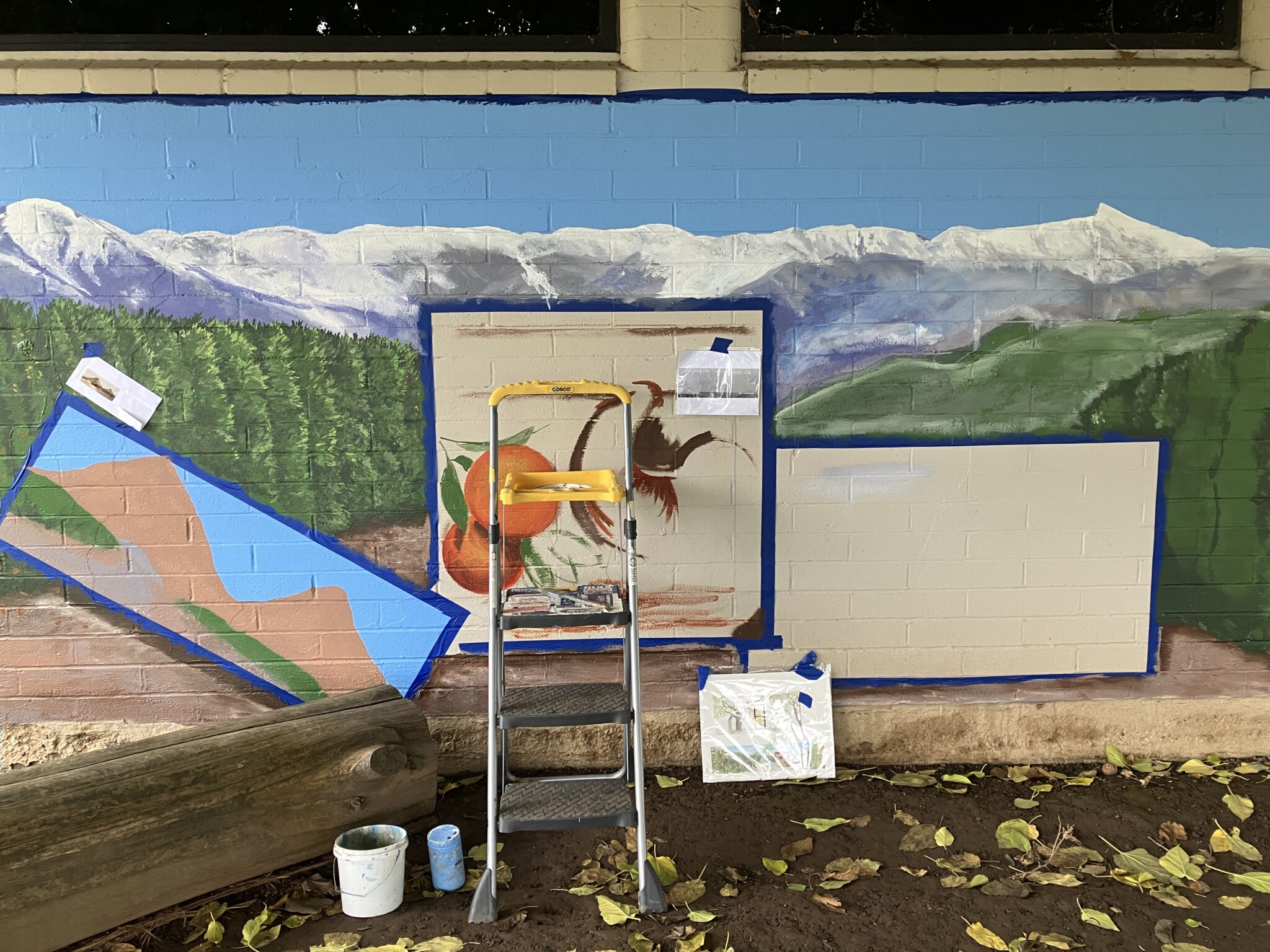 Library Mural, Day Four | Cabin Art
