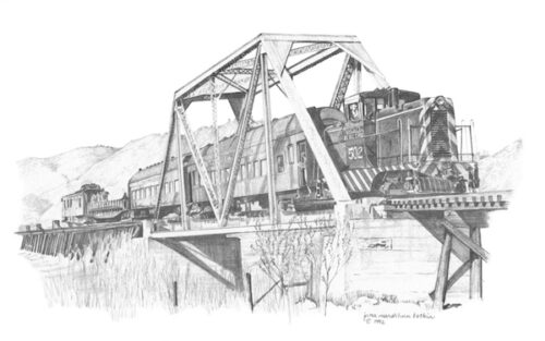 Another Someone Else’s Book | Visalia Electric Railroad | Cabin Art